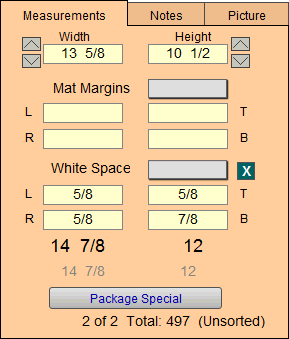 Measurement Entry Section