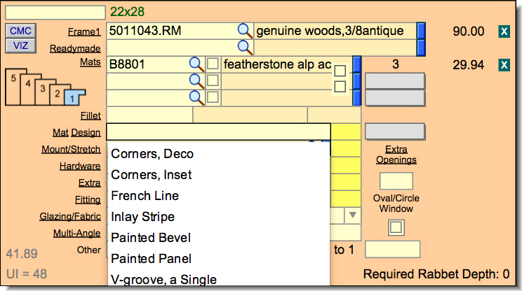 Relationship between Price Codes and Work Orders