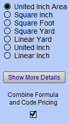 Combine Formula and Code Pricing