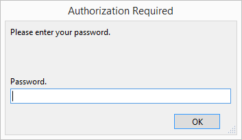 Set up Security Password